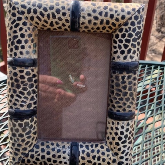 Accents | Leopard Print Picture Frame Raised Pattern | Poshmark